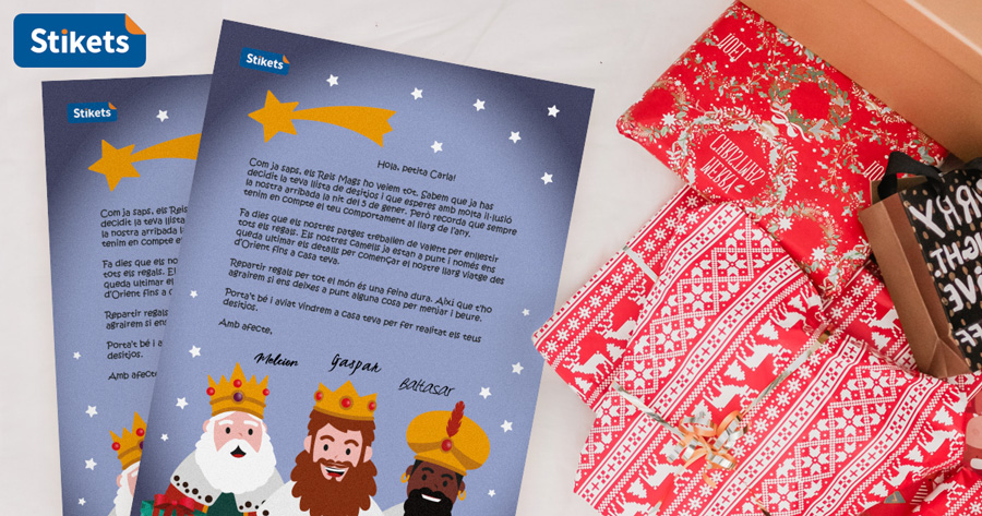 Personalized Letters from the Three Kings - Stikets