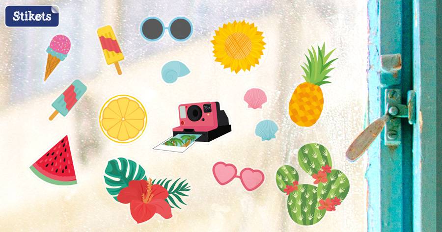 Tropical Summer Decal. Model B - Stikets