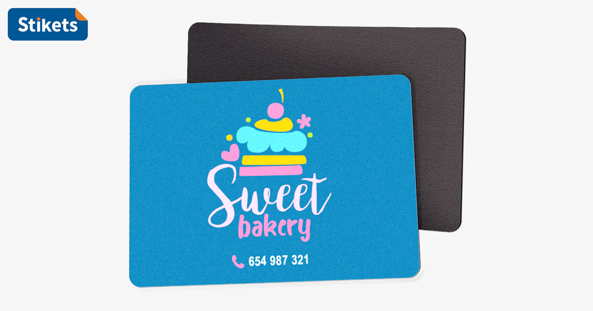 Personalised Rectangular Magnets - Stikets