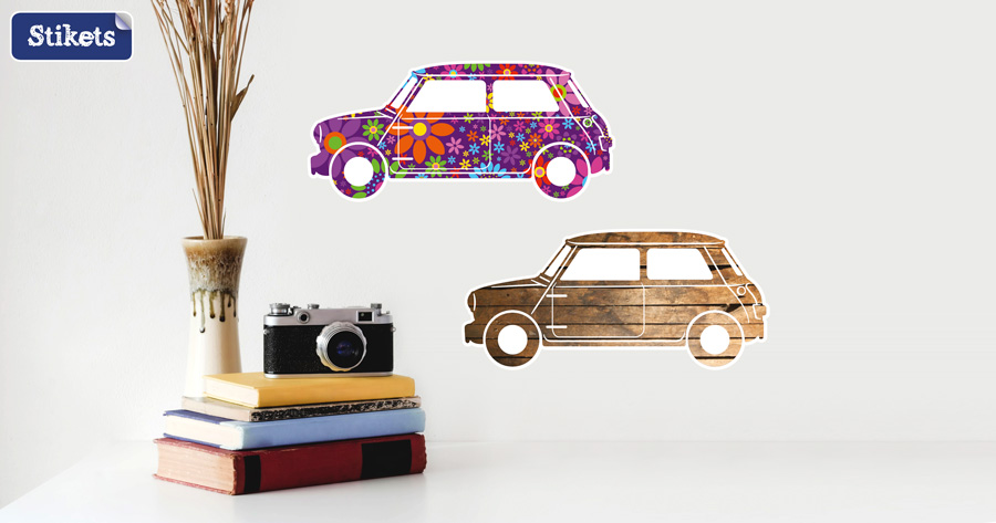 Mini Cars Wall Stickers 1 - Stikets